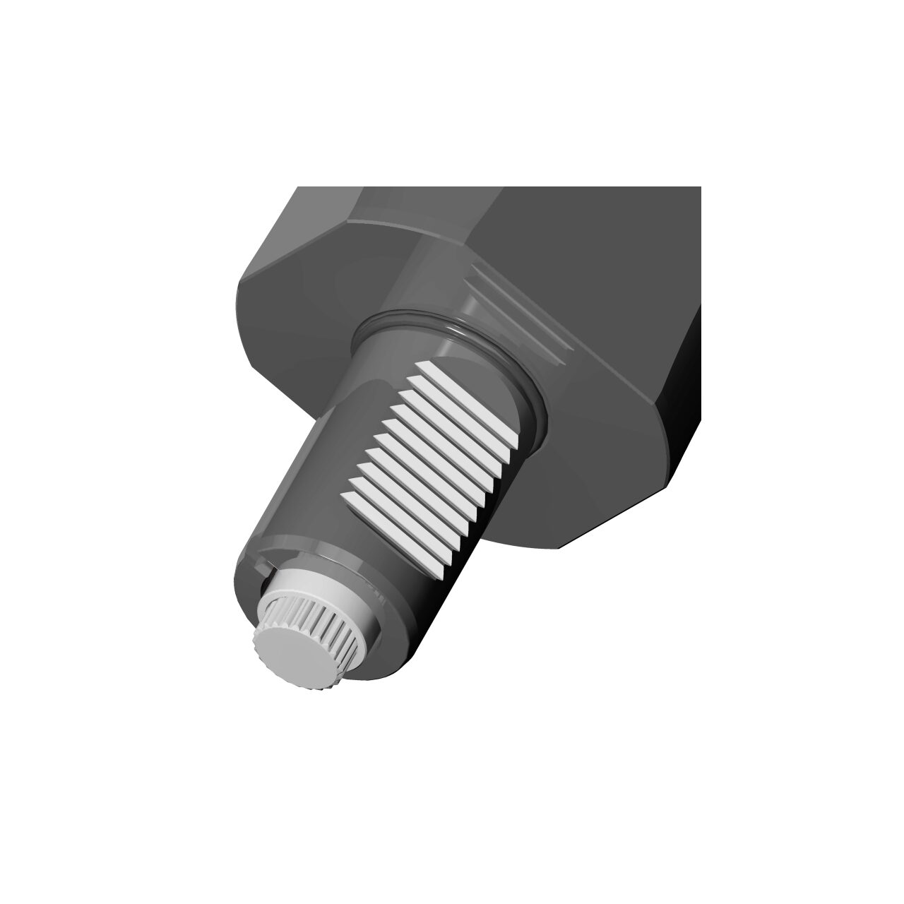 VDI 50, angular tool holder, coupling DIN 5480, with internal cooling ...